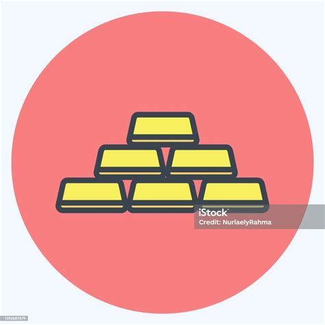 아이콘 골드 와일드 웨스트 기호에 적합합니다 컬러 메이트 스타일 편집 가능한 간단한 디자인 디자인 템플릿 벡터 간단한 기호 그림