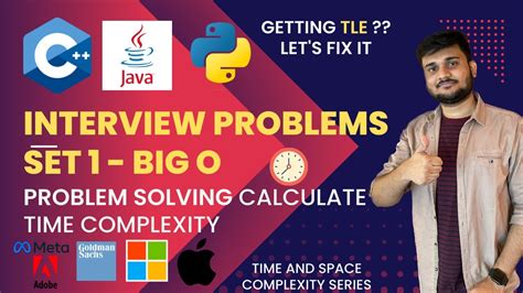 Interview Problems On Time Complexity Set 1 Calculating Worst Case Time Complexity Big O