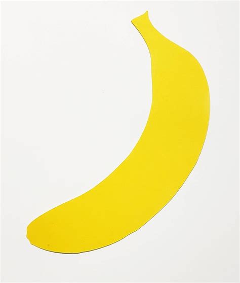 25 Pack Banana Die Cut Shape Banana Paper Shapes Paper Banana Cut