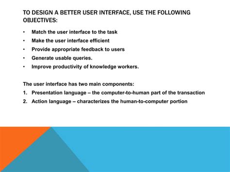 Designing User Interface Module 4 Ppt