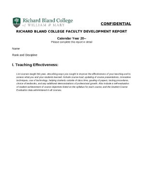 Blank FDR Revised1 Docx Doc Template PdfFiller