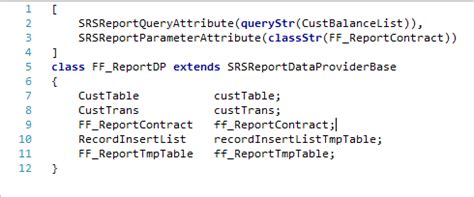 Microsoft Dynamics Ax RDP Contract UI Builder And Controller Classes