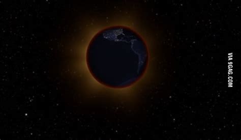 Moon Pov Earth During A Lunar Eclipse Gag
