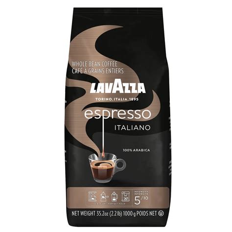 Lavazza Caffé Espresso 100 Premium Arabica Coffee Whole Bean 2 2 Lbs