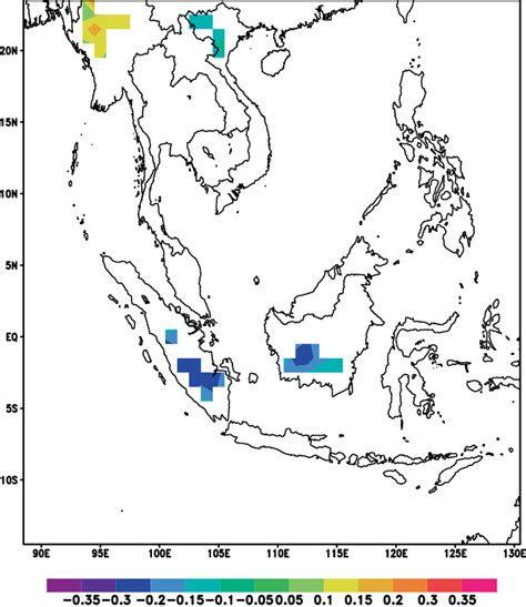 Correlation Coefficient Values For Partial Correlation Between Aod And Download Scientific