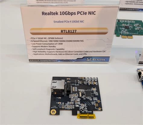 Realtek RTL RTL And RTL C Will Power Low Cost Efficient Gbps Ethernet Cards