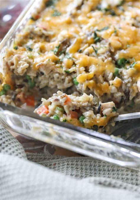 Creamy Chicken Wild Rice Casserole Easy Recipe