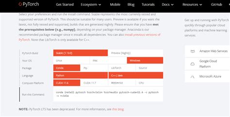 Pytorch安装 Rannie` 博客园