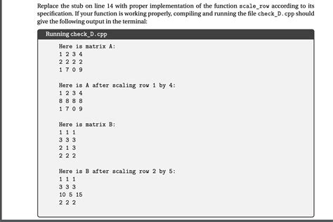 Solved Replace The Stub On Line 14 With Proper Chegg Com