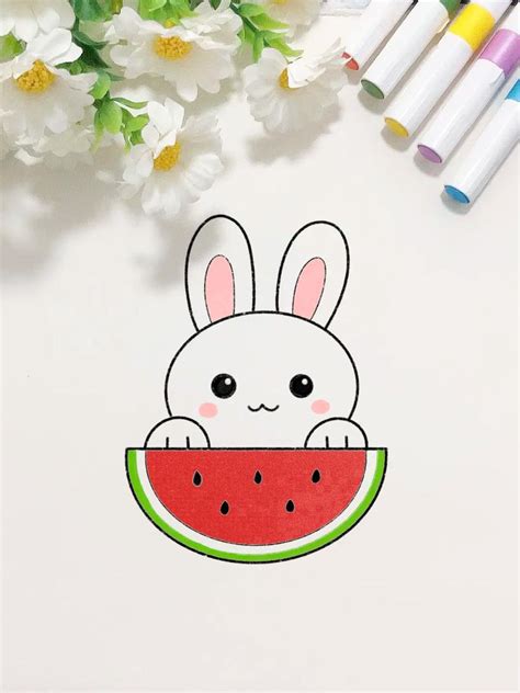 可爱的图片简笔画图片 可爱的图片简笔画图片大全 画趣文库（我爱生活）