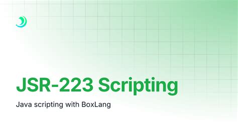 Jsr 223 Scripting Boxlang A Modern Dynamic Jvm Language