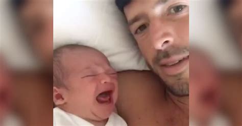 Dad Shows Off His Magic Method Of Soothing His Crying Baby In Seconds With An Unusual Sound