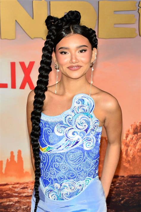 Kiawentiio Attends Avatar The Last Airbender World Premiere Event In