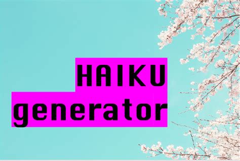 Haiku Generator Irati Hurtado