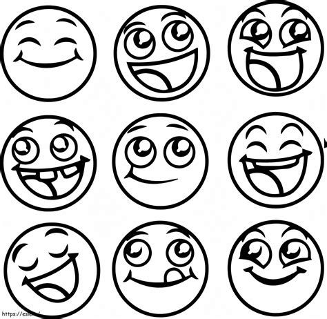 Emojis Para Imprimir Gratis Para Colorear