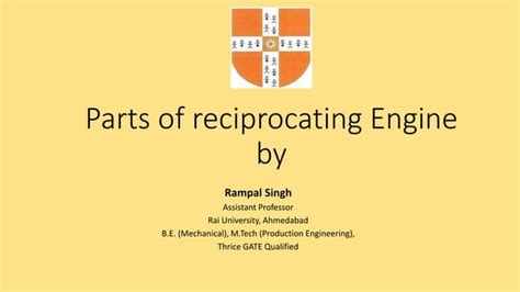 Parts Of Reciprocating Engine Pdf