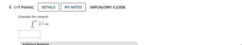 Solved Points SAPCALCBR Evaluate The Chegg Com