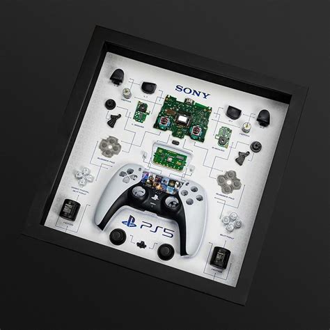 Download Playstation 5 Controller Framed Dualsense Controller Teardown Template Disassembled