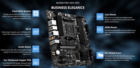 Msi B M Pro Vdh Wifi Motherboard At Mighty Ape Nz