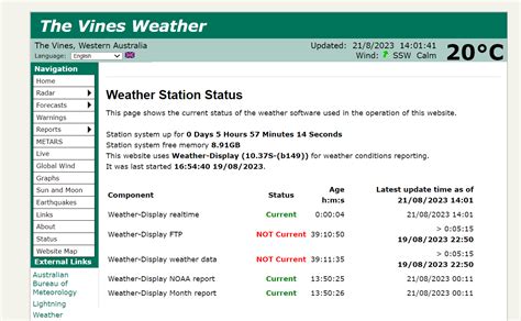 Saratoga Template Status Not Updating Ask A Question Weather Watch