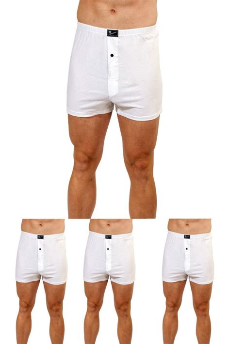 ΠΡΟΣΦΟΡΑ 4 ΑΝΔΡΙΚΑ ΕΣΩΡΟΥΧΑ ΜΠΟΞΕΡ ΣΕ ΚΛΑΣΙΚΗ ΓΡΑΜΜΗ ΒΑΜΒΑΚΕΡΑ ΜΕ ΚΟΥΜΠΙ ΛΕΥΚΟ Lido Ελληνική