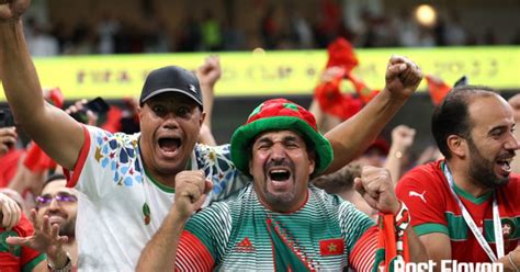 [카타르 Live] 꼭 2002년 붉은악마 같았어… 포르투갈 멈춰버린 4강 주역 모로코팬들