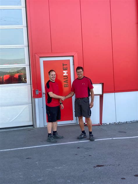 Ein Besonderes Jubiläum 15 Jahre Philipp Murer Bei Baumet Ag Baumet Ag