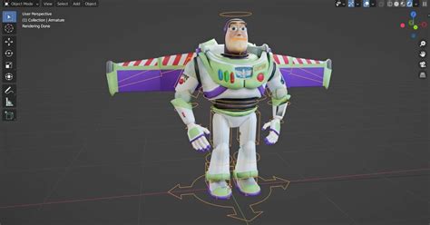 Toy Story Buzz Lightyear Rigged 3d Model Rigged Cgtrader