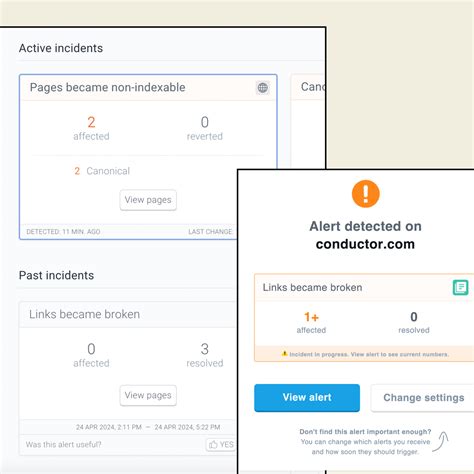 Real Time Alerting Conductor Features