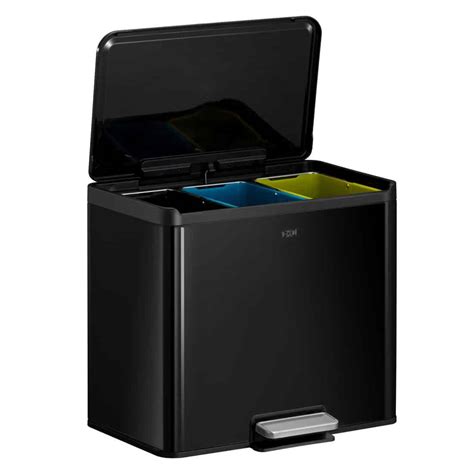 Order Essential Recycle Step Bin L Black Online At EKO Europe