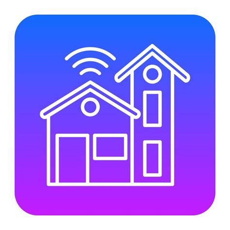 Векторная иллюстрация умного дома Премиум векторы