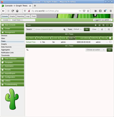 Centos Stream 8 Cacti Add Monitoring Target Server World