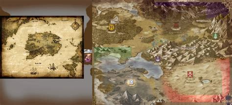 Full Map Of Kuroinu With In The West The Map Of Mashou No Nie Connected