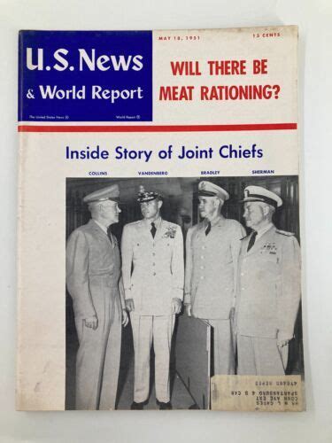Us News And World Report Magazine May 18 1951 And Similar Items
