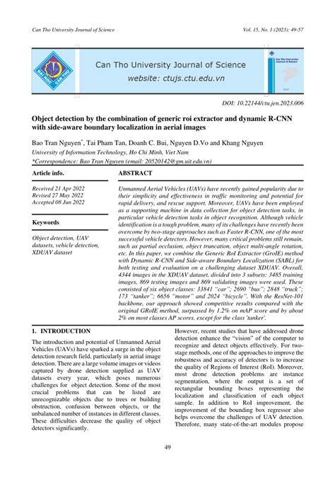 pdf object detection by the combination of generic roi extractor and dynamic r cnn with side