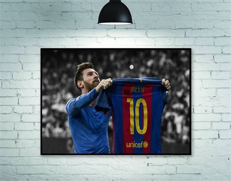 Lionel Messi Poster Football Poster Messi Best Goal Celebration