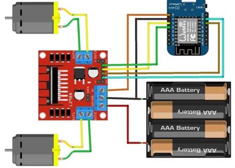 wifi controlled robot using nodemcu esp8266 with android app iot nbkomputer