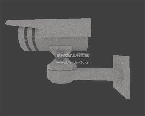 Blender 可转向监控摄像头3d模型素材资源免费下载 Blender3d模型库