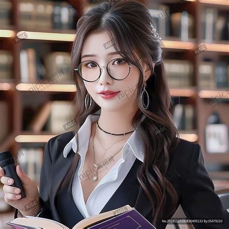 Ai创作图美女立绘 头像插画定制 性感美女职业女 Cg美女 写实漫画人物 板绘人像 女教师头像 头像约稿 2021工作秘书 私人陪玩 插画人物戴眼镜女孩 半身头像板绘 Cg绘画作品 Cg头像