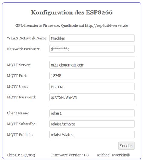 sonoff alternative firmware mqtt relais
