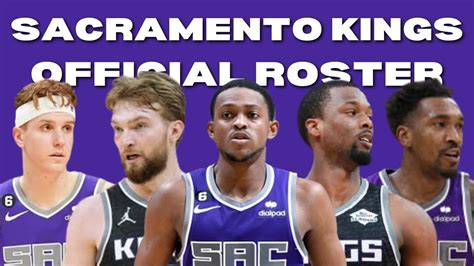 Sacramento Kings Official Roster 2022 2023 Nba Season Youtube