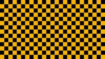 Yellow Black Square Checkered Check Flag Pattern Grid Texture