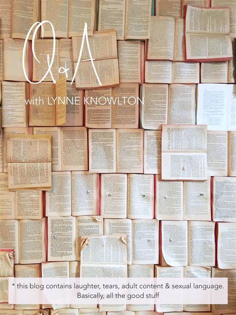 Lynne Knowlton Interview This Blog Contains Laughter Tears Adult