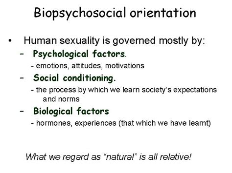 Bio 27 Human Sexuality Chapter 1 Perspectives On