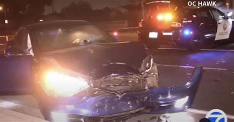 Distracted Tesla Driver Blames Full Self Driving For Police Car Crash