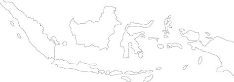 Indonesia Map Outline Vector Art Icons And Graphics For Free Download