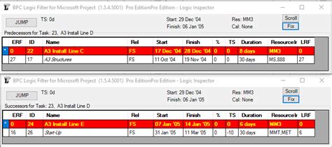 A Logic Tracing Example In Microsoft Project Tomsblog