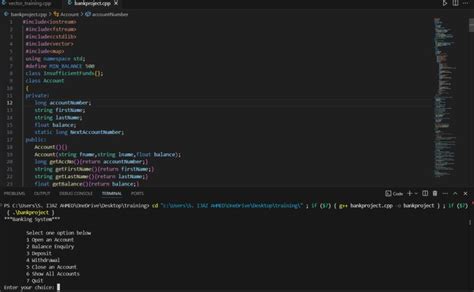 Ijaz Ahmed S On Linkedin Programming Cplusplus Bankingsystem Learningjourney