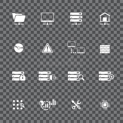Web Hosting Icon Set 16 Icon Set Stock Illustration Illustration Of Internet Cloud 185387416