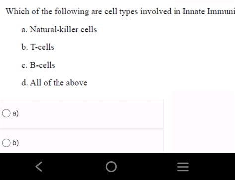 Which Of The Following Are Cell Types StudyX